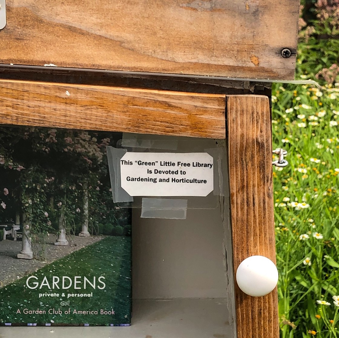 A “Green” Little Free Library for the Garden Enthusiasts and Nature ...
